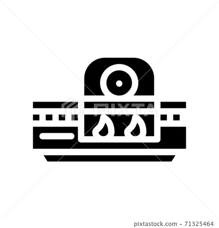 heat treatment glyph icon vector isolated... - Stock Illustration ...