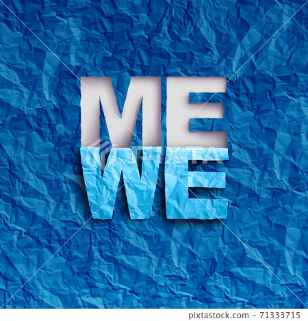 Me And We-插圖素材 [71333715] - PIXTA圖庫