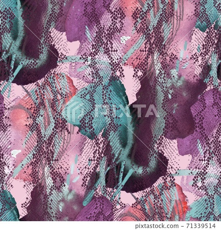 Abstract decorative snake background. Seamless... - Stock Illustration ...