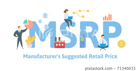 MSRP, Manufacturer's Suggested Retail Price.... - Stock Illustration ...