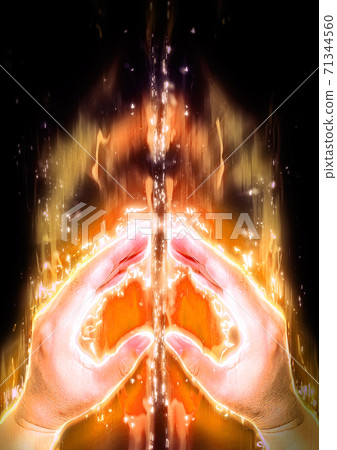 Hand power explosion - Stock Illustration [71344560] - PIXTA