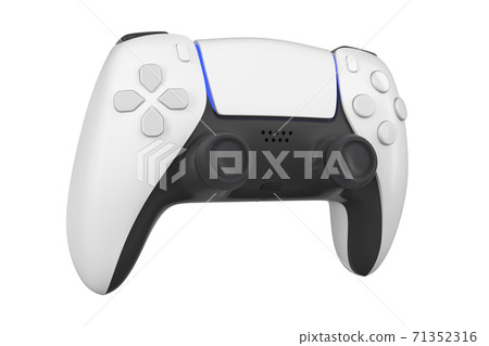 Realistic video game controller isolated on... - Stock Illustration ...