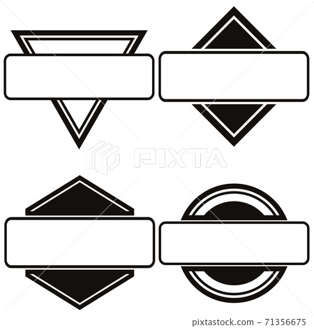 Vector Stamp without text - Stock Illustration [71356675] - PIXTA