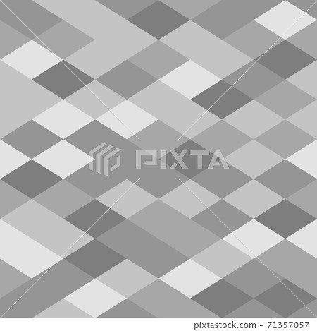 Grey rhombic mosaic background. Seamless... - Stock Illustration ...