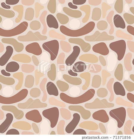 Modern abstract pattern with spots, natural... - Stock Illustration ...