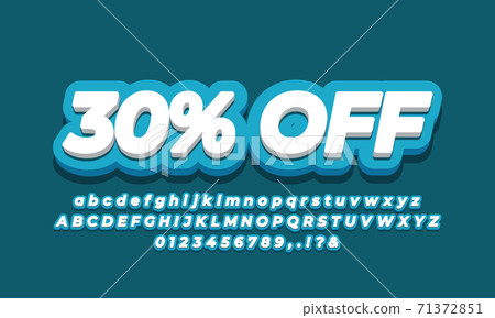 30% off thirty percent sale discount promotion... - Stock Illustration ...