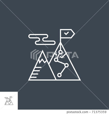 Strategy For Victory Line Icon-插圖素材 [71375359] - PIXTA圖庫