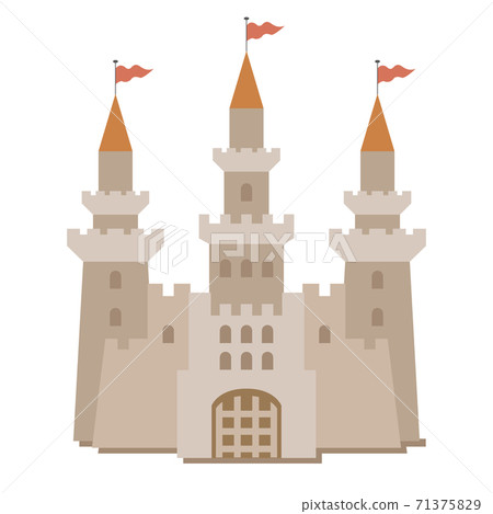 Illustration of a castle - Stock Illustration [71375829] - PIXTA