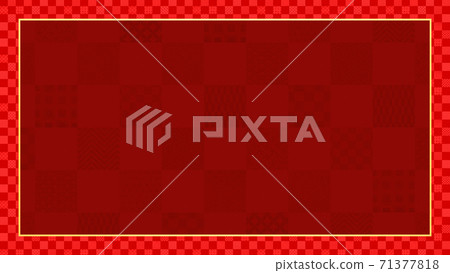 Red checkered frame-there are multiple variations - Stock Illustration ...