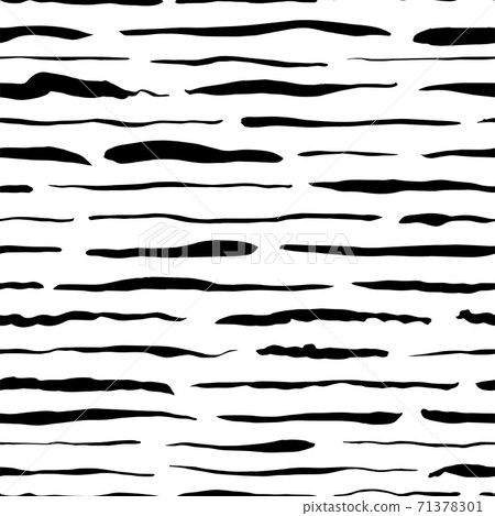 Hand drawn grunge lines vector seamless pattern. - Stock Illustration ...