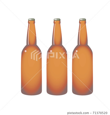 3 bottles of beer - Stock Illustration [71378520] - PIXTA