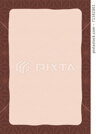 Japanese style postcard length 100mmx148mm... - Stock Illustration ...