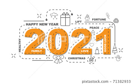 Design Concept Of Word 2021 Website Banner-插圖素材 [71382933] - PIXTA圖庫