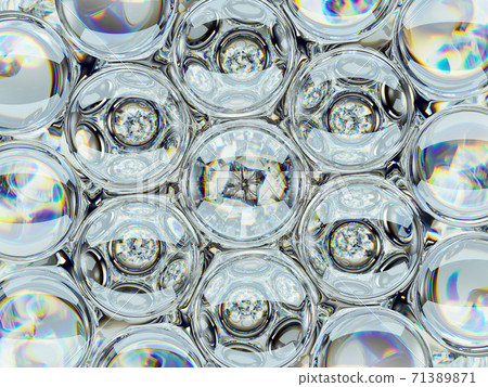 Diamond gemstone shine glass sphere bubbles... - Stock Illustration ...