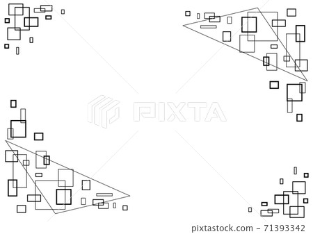 Square geometric frame - Stock Illustration [71393342] - PIXTA