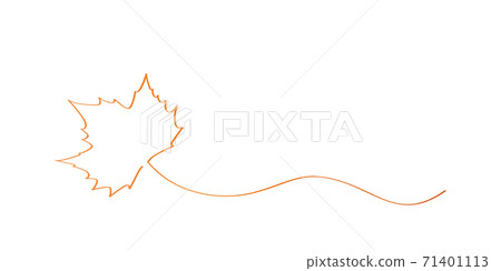 autumn leaf tendril isolated on white background - Stock Illustration ...