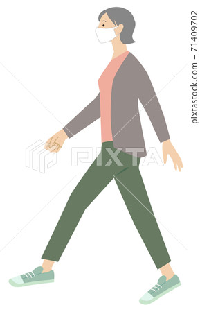 vector, vectors, walk - Stock Illustration [71409702] - PIXTA