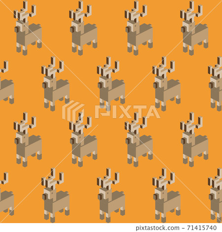 Seamless geometric pattern with the image of... - Stock Illustration ...
