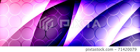Fluid gradient neon color waves, vector... - Stock Illustration ...