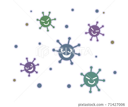 Illustration of active virus - Stock Illustration [71427006] - PIXTA