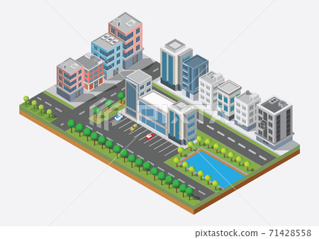 3d Building Vector