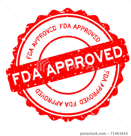Grunge red FDA (abbreviation of Food and Drug...-插圖素材 [71463843] - PIXTA圖庫