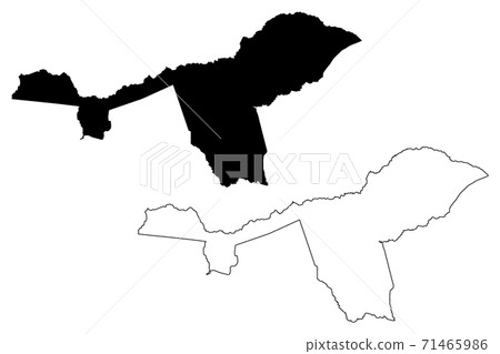 Isiolo County (Republic of Kenya, Eastern... - Stock Illustration ...