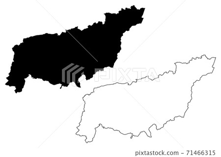 Vihiga County (Republic of Kenya, Western... - Stock Illustration ...