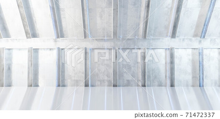 bright white abstract futuristic metal wall... - Stock Illustration ...