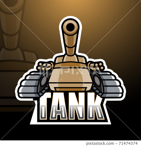 Tank mascot esport logo design -插圖素材 [71474374] - PIXTA圖庫