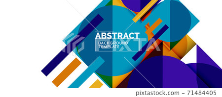 Clean minimal geometric abstract background... - Stock Illustration ...