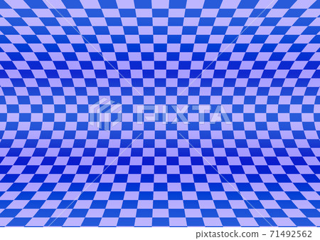 Blue check pattern background material that... - Stock Illustration ...