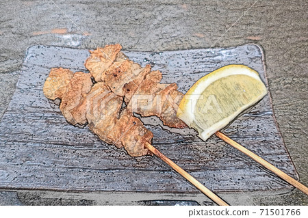 Popular and simple yakitori "skin" colored... - Stock Illustration ...