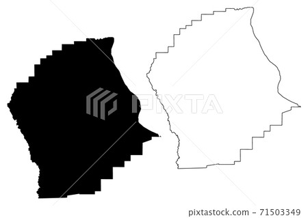 Scott County, Missouri (U.S. county, United... - Stock Illustration ...