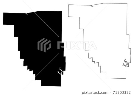 Reynolds County, Missouri (U.S. county, United... - Stock Illustration ...