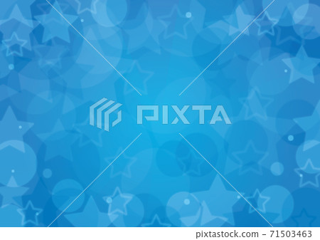 Background of popping stars blue - Stock Illustration [71503463] - PIXTA