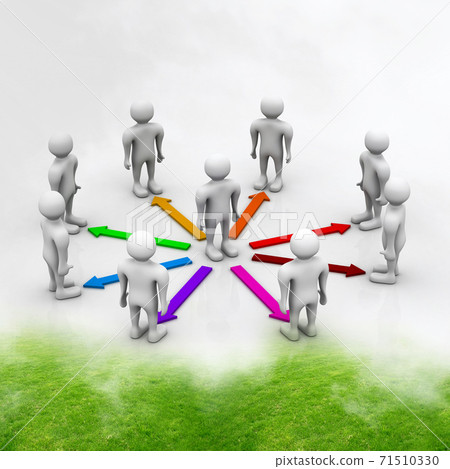 Business Interaction in abstract background - Stock Illustration ...