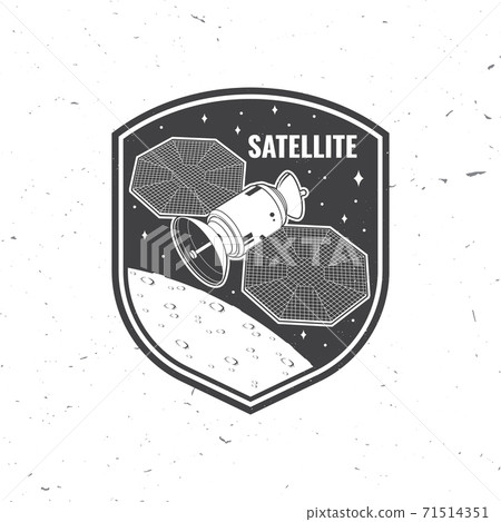 Satellite Logo Vector