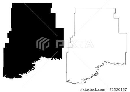 Valley County, Montana (U.S. county, United... - Stock Illustration ...