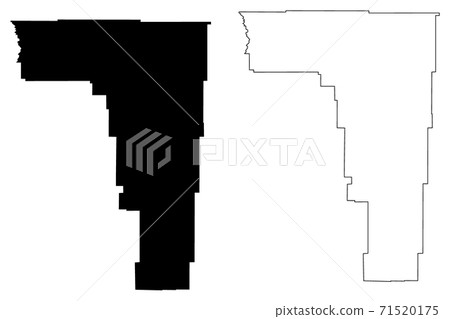 Rosebud County, Montana (U.S. county, United... - Stock Illustration ...
