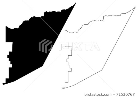 Storey County, Nevada (U.S. county, United... - Stock Illustration ...