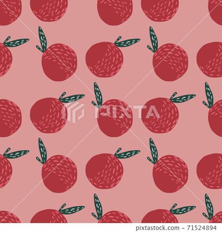 Seamless random pattern in pink palette with... - Stock Illustration ...