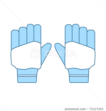 Pair Of Cricket Gloves Icon - Stock Illustration [71527261] - PIXTA
