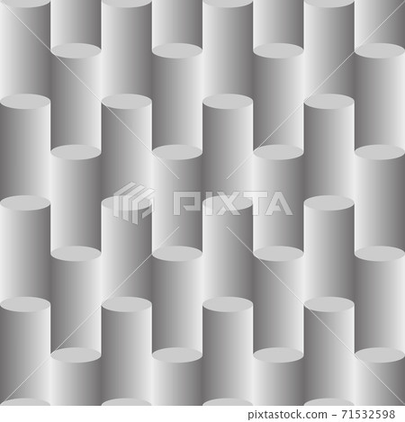 Seamless pattern with cylinders making an... - Stock Illustration ...