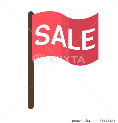 sale flag banner information - Stock Illustration [71553483] - PIXTA