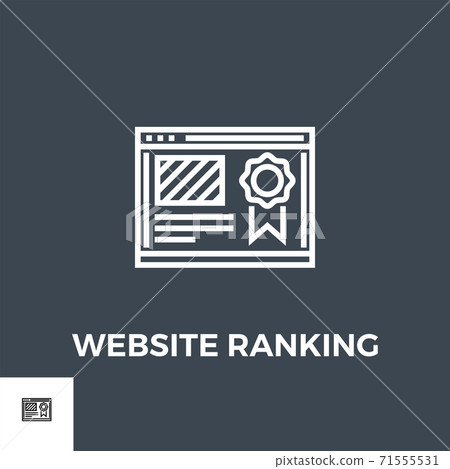 Website Ranking icon vector. - Stock Illustration [71555531] - PIXTA
