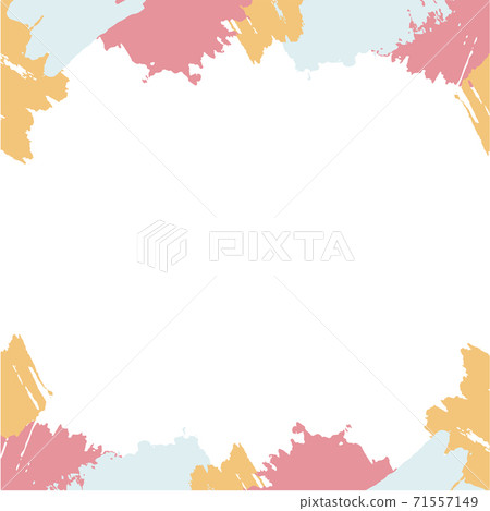 Paint-like texture frame - Stock Illustration [71557149] - PIXTA