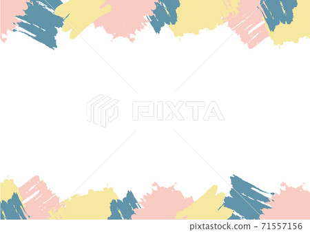 Paint-like texture frame - Stock Illustration [71557156] - PIXTA