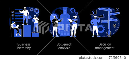 Management system abstract concept vector... - Stock Illustration ...