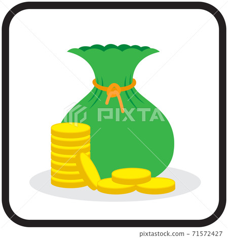 wealth finance flat icon design - Stock Illustration [71572427] - PIXTA